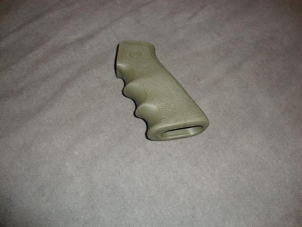 Hogue Textured Grip For Ar (od Green) on www.Gun.Rodeo