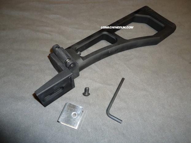*side Folding Billet Stock With Adapter For Cobray M-11 9mm Semi Auto ...