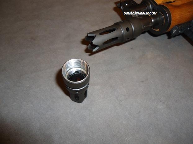 Spiked, Ported, Muzzle Brake For Ak-74 W/24m X 1.5 Mm Threads on www ...