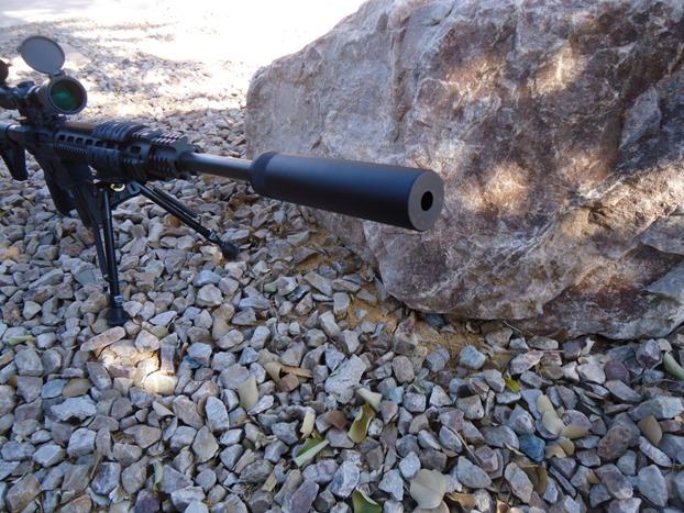 Ar-10 .308 Machined Fake Suppressor 5/8x24 (flat Black) on www.Gun.Rodeo