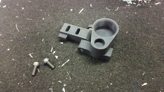 Flat Mount Upgraded Folding Stock Adapter For Ar Rear Buffer Tube ...