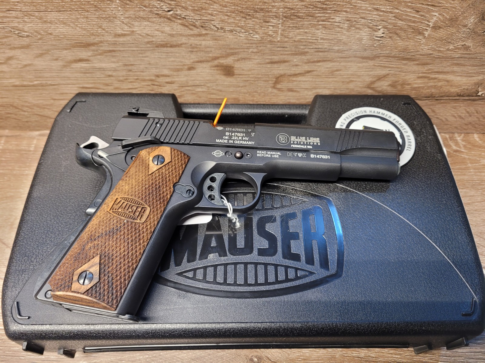 BLUE LINE MAUSER 1911 22 LR 5'' 10-RD PISTOL on www.Gun.Rodeo