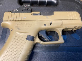 GLOCK 43X 9MM HOLOSUN RED DOT FLAT DARK EARTH on www.Gun.Rodeo