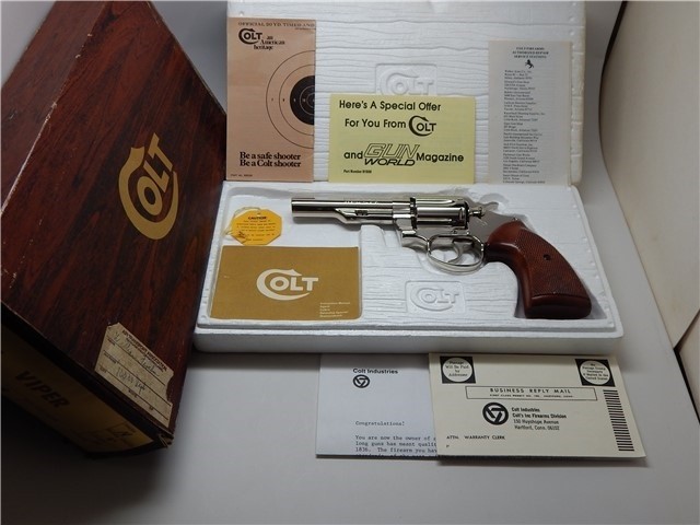 Colt Viper Model .38 Special Double Action Revolver on www.Gun.Rodeo