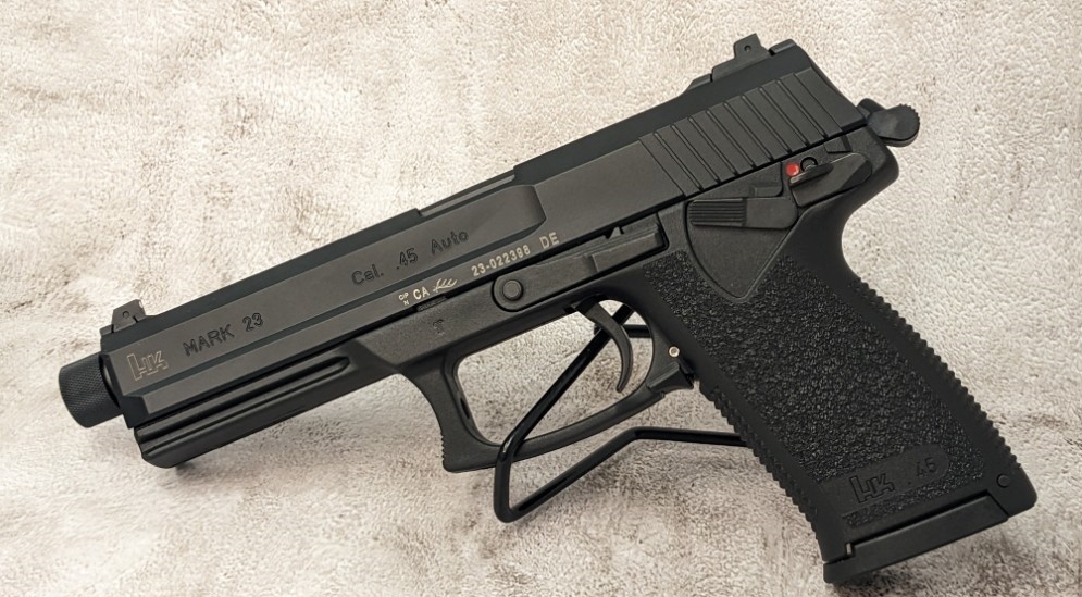 HK Mark 23 Caliber .45 ACP pistol on www.Gun.Rodeo