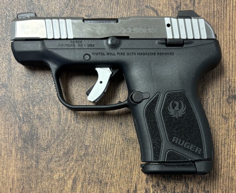 Ruger LCP Max 75 Anniv. Stainless on www.Gun.Rodeo