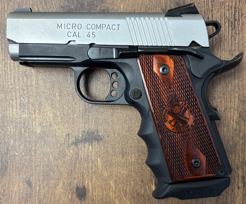 Springfield Armory Micro Compact 45 acp on www.Gun.Rodeo