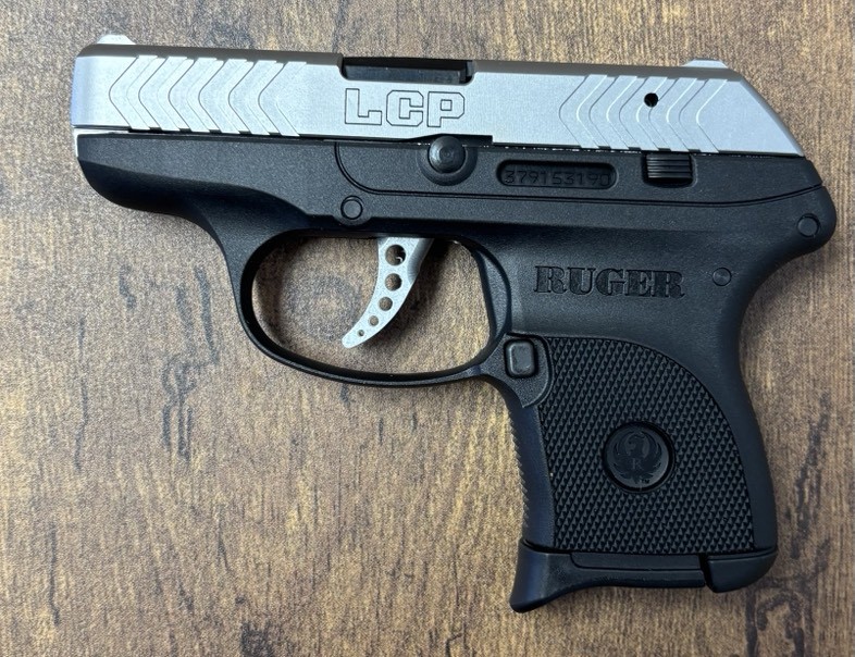 Ruger LCP 380 Black/Silver on www.Gun.Rodeo